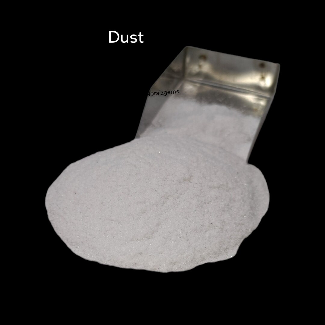 Crushed Crystal Hydro Quartz Gemstone Dust Powder, for Stone Inlay ...
