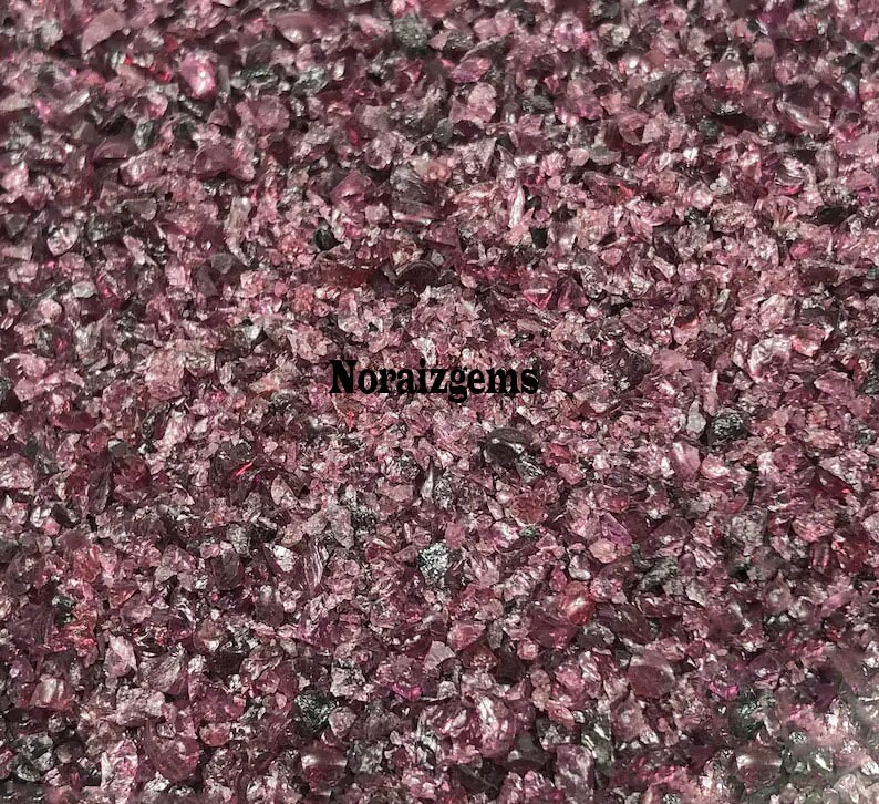 Crushed Gemstone Coarse Powder, 4-6 MM Raw Stone Powder for Ring Inlay ...