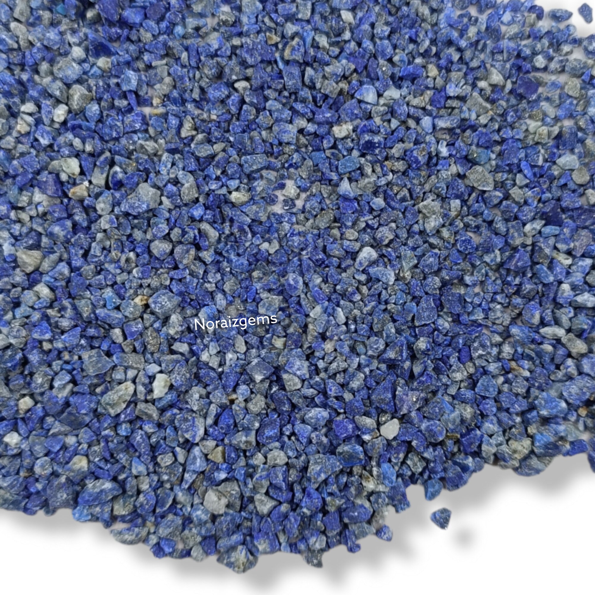 Lapis Lazuli Raw Stone Crushed Powder, Healing Crushed Powder for Sale ...
