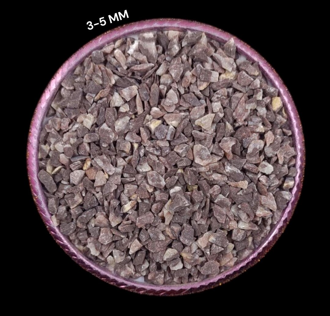 Crushed Chocolate Jasper Gemstone Coarse Powder 4-6 MM Stone Healing ...