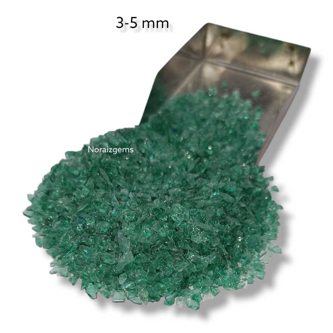 Crushed Green Hydro Quartz Coarse 3-5 MM Very Fine Luster Light Green ...