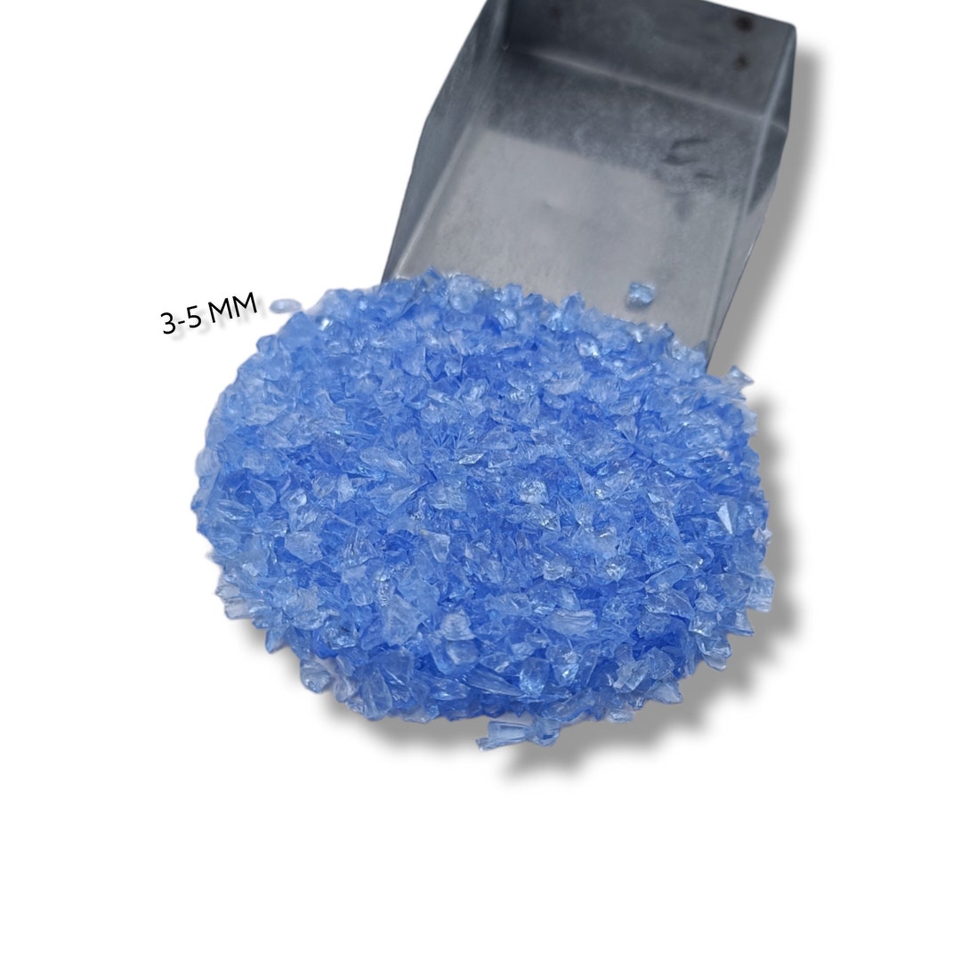 Crushed Light Blue Hydro Quartz Coarse 3-5 MM Gemstone Hydro Quartz ...