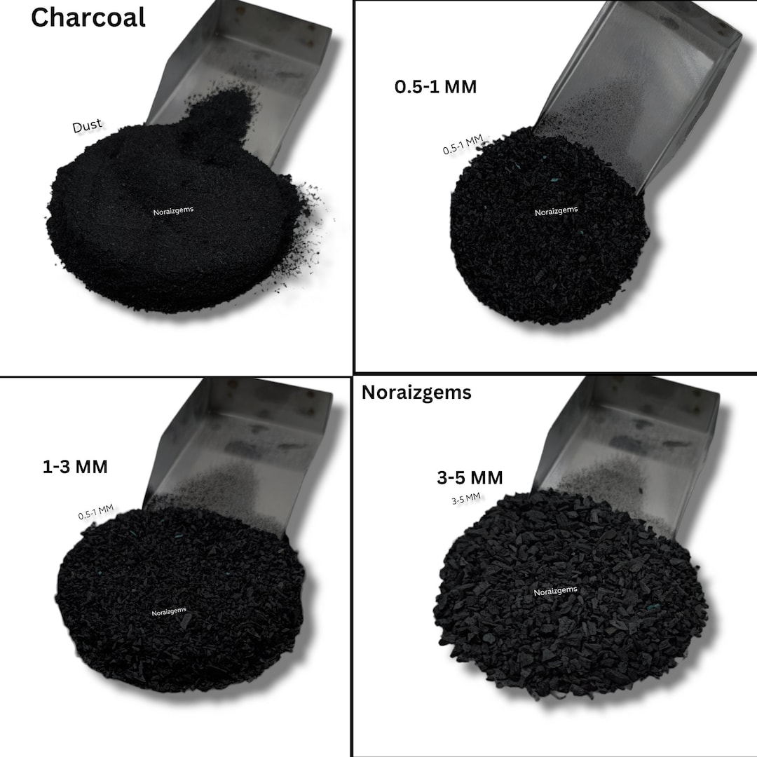 Crushed Charcoal Powder All Size Inlay Mineral Art or Handmade Jewelry ...