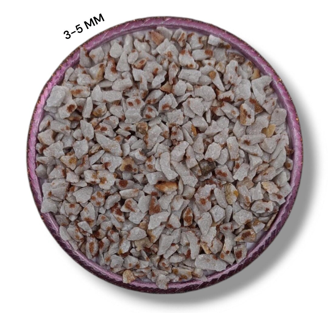Crushed Dragon Fruit Jasper Coarse Gemstone Powder 3-5 MM Stone Healing ...
