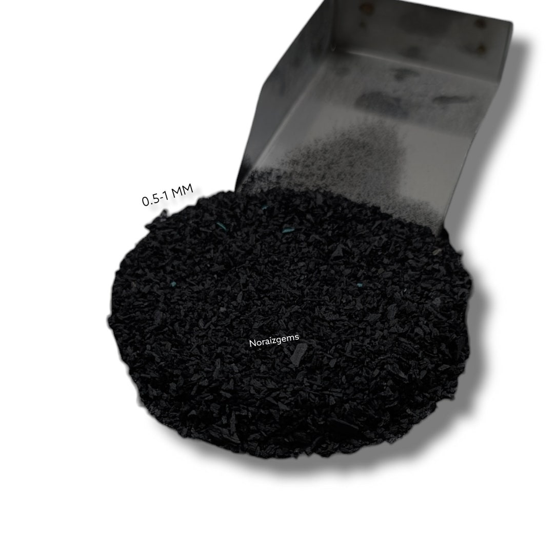 Crushed Charcoal Powder 0.5-1 MM Inlay Mineral Art or Handmade Jewelry ...