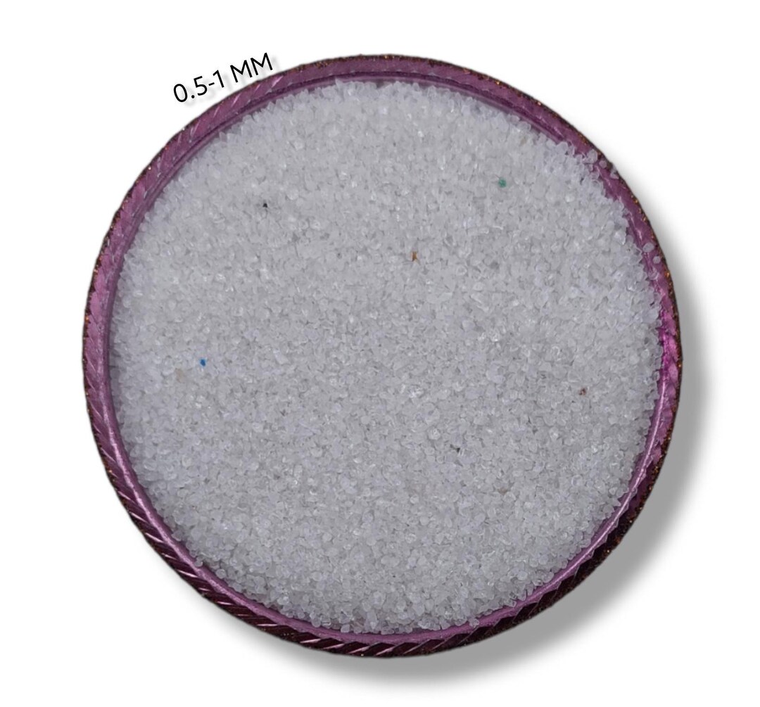 Crushed Natural Rose Quartz Gemstone Coarse Crushed Powder 0.5-1 MM for ...
