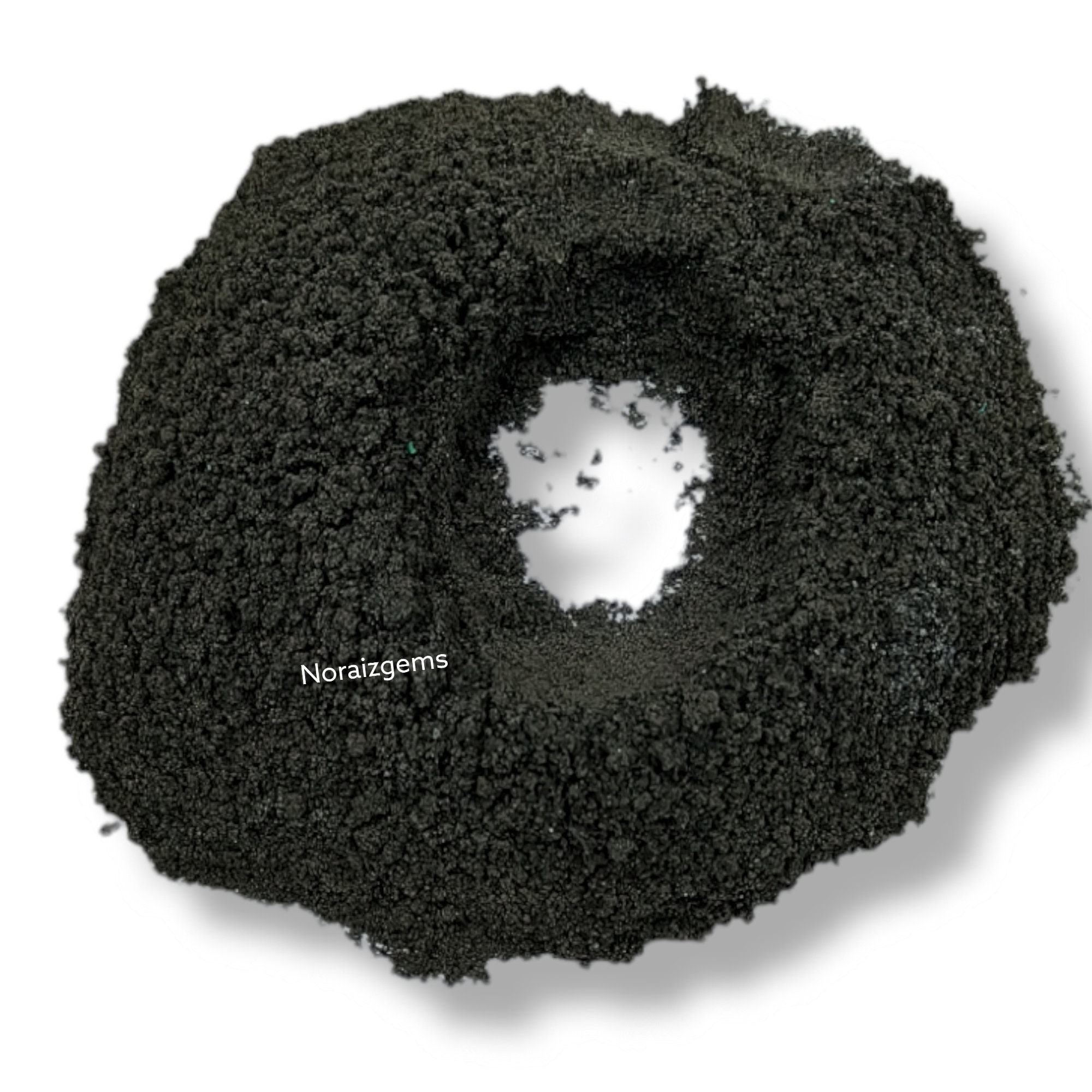 Crushed Black Onyx Gemstone Powder for Stone Inlay, Mineral Art or ...