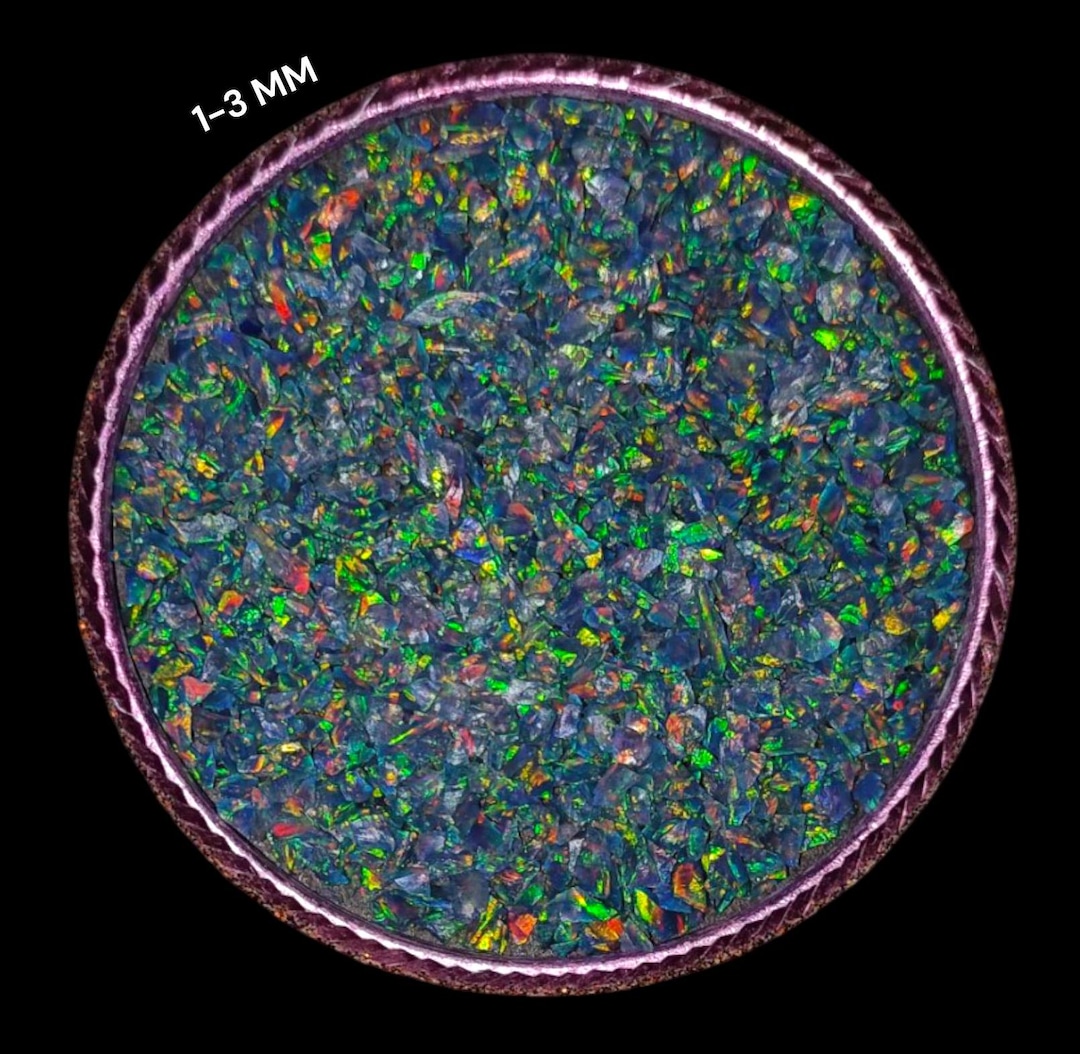 Crushed Black Opal Coarse Stone Powder 1-3 MM Premium Inlay Material ...