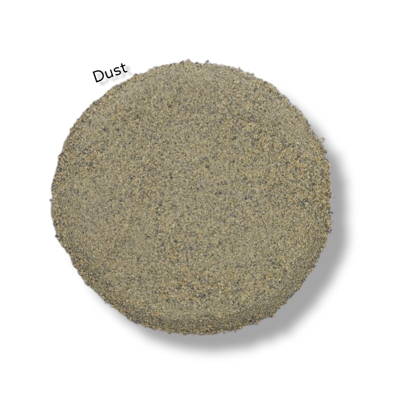 20 Crushed Gemstone Dust Powder, Fine Raw Stone Dust Powder for Ring ...