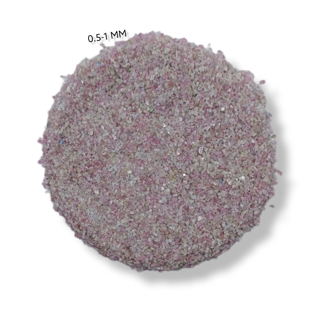 Crushed Pink Tourmaline Healing Stone Powder 0.5 to 1 MM Gemstone ...