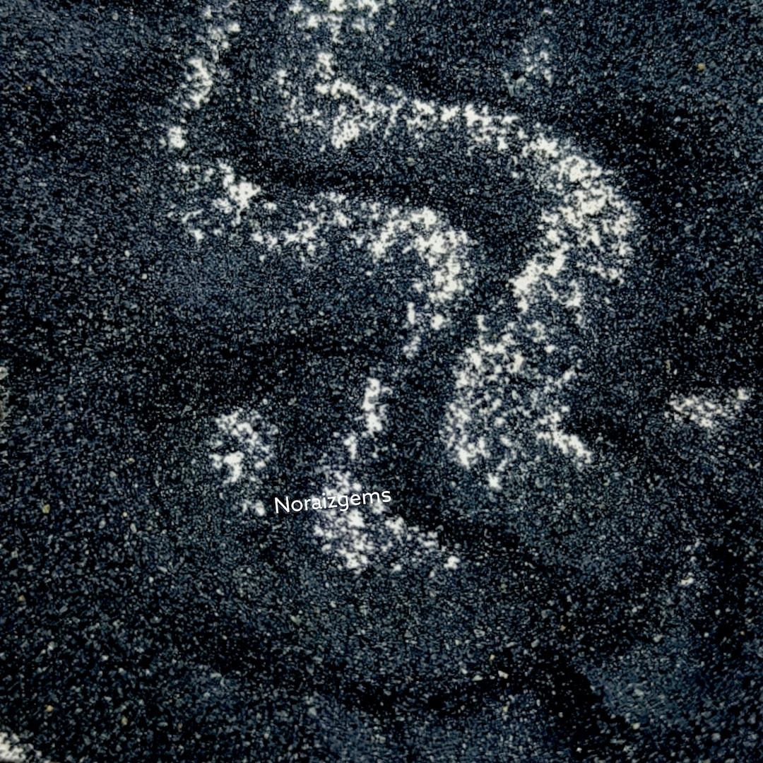 Crushed Black Tourmaline Gemstone Powder for Stone Inlay, Mineral Art ...