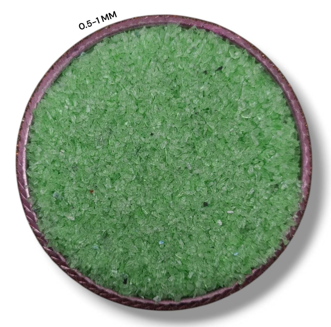 Crushed Monalisa Coarse Gemstone Powder 0.5-1 MM Best Quality Green ...