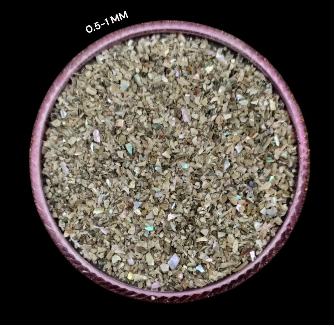 Crushed Abalone Shell Coarse Gemstone Powder 0.5-1 MM Natural Shell ...