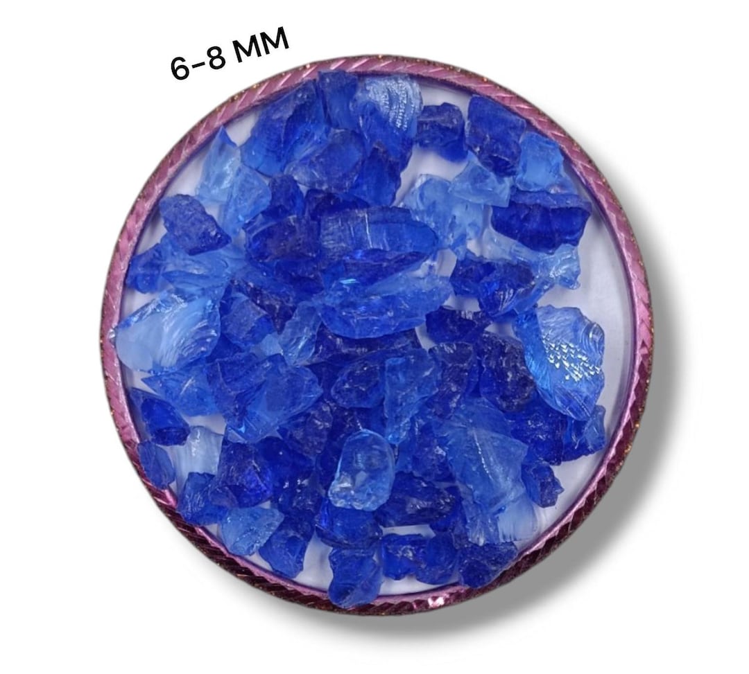 Crushed Blue Tanzanite Hydro Quartz Coarse Gemstone Powder Hydro Quartz ...