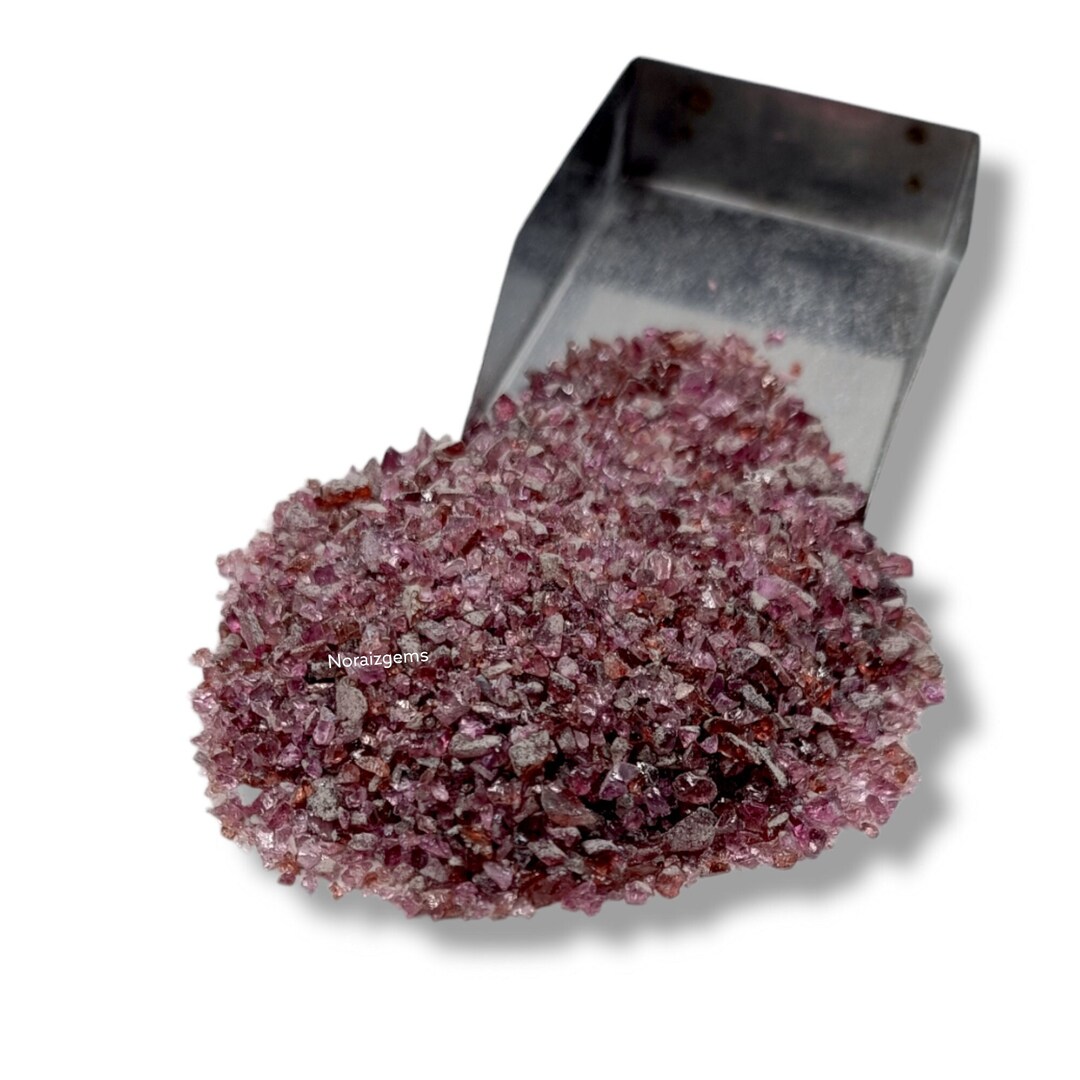Crushed Red Garnet Gemstone Powder Choose Your Size for Stone Inlay ...