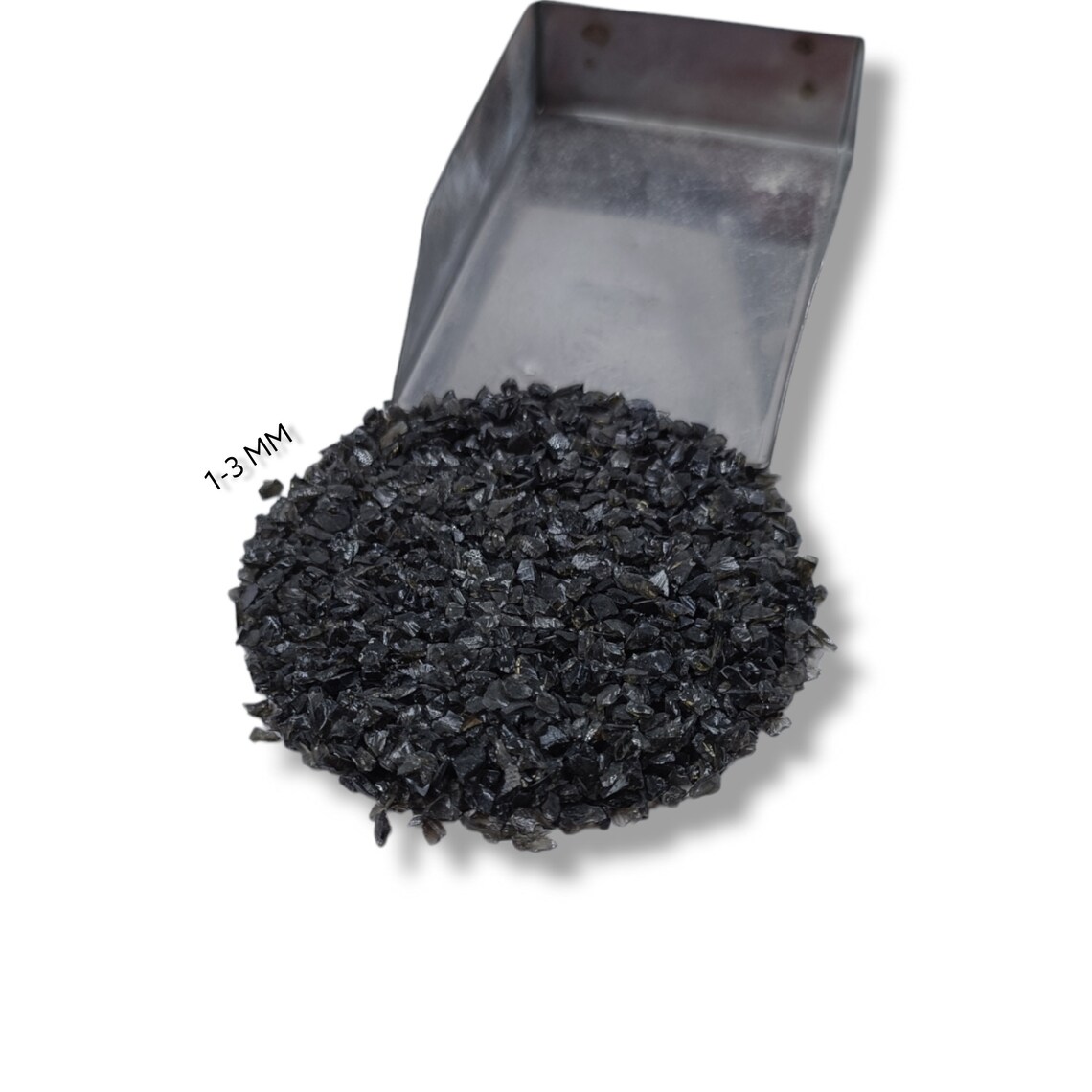 AAA+ Crushed Black Obsidian Gemstone Coarse 1-3 MM Natural Obsidian ...