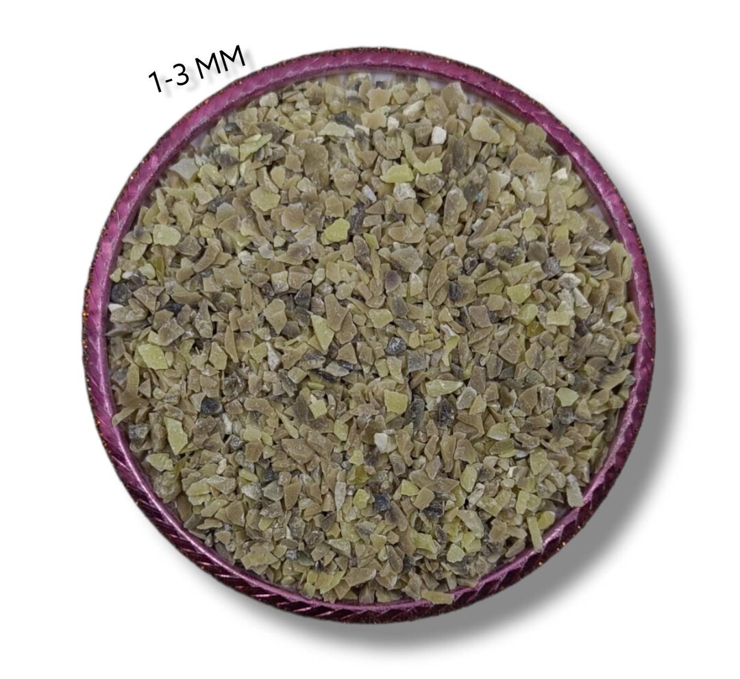 Crushed Natural Serpentine Gemstone Coarse 1-3 MM Serpentine Gemstone ...