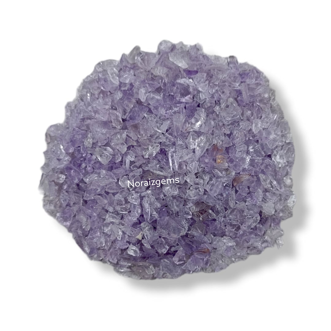 Crushed Amethyst Gemstone Powder 2 to 4 MM Size for Stone Inlay ...