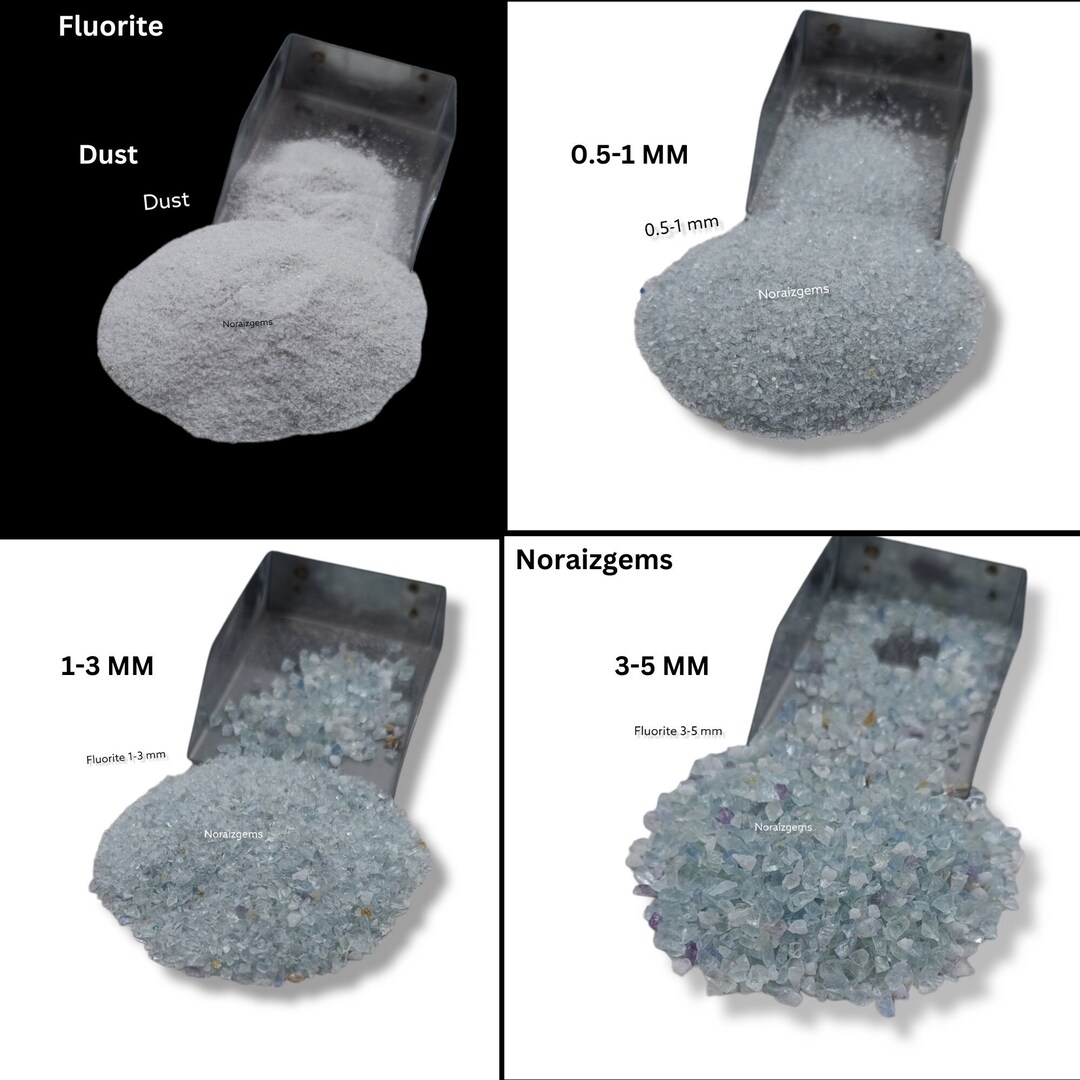 Crushed Fluorite Healing Stone Powder and Dust Gemstone Coarse for ...