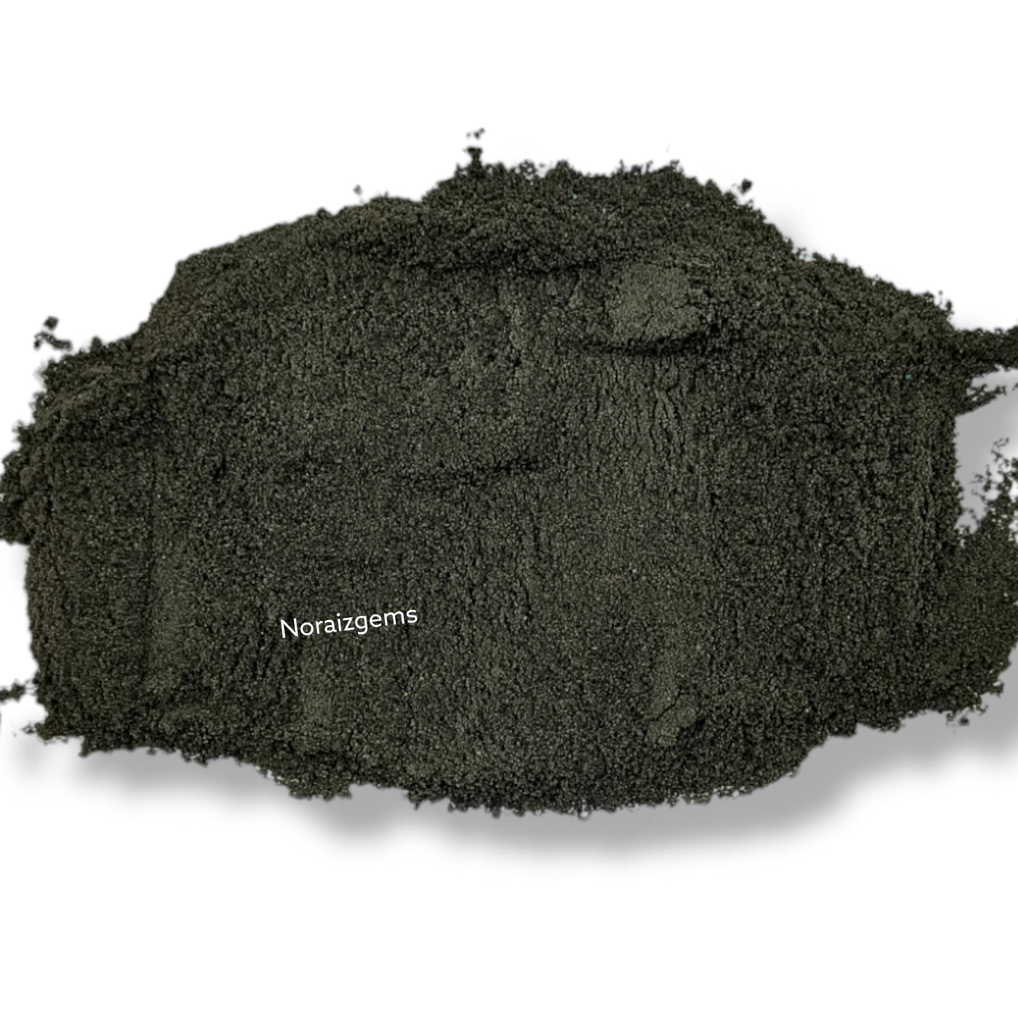 Crushed Black Jade Healing Stone Powder and Dust Gemstone Coarse for ...