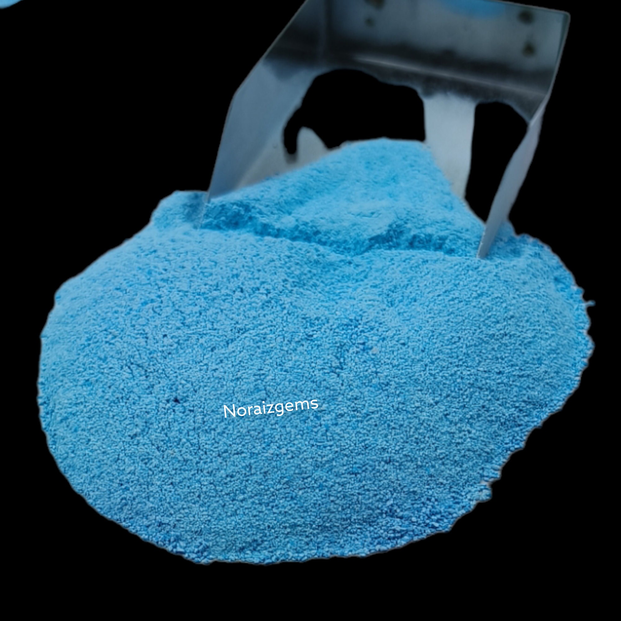 Crushed Sky Blue Turquoise Gemstone Powder Stone Inlay, Mineral Art or ...