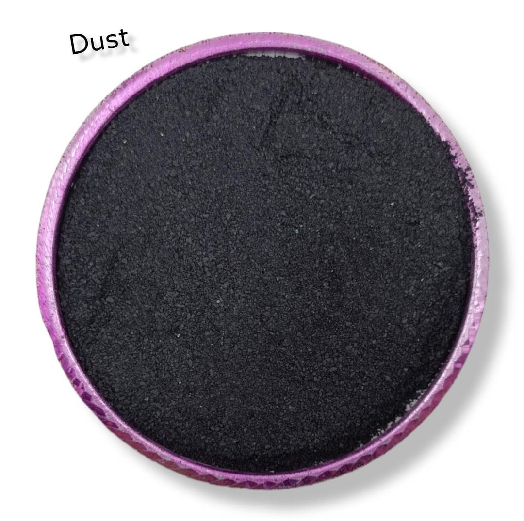 Natural Shungite Crushed Fine Raw Stone Powder, Healing Crystal Fine ...