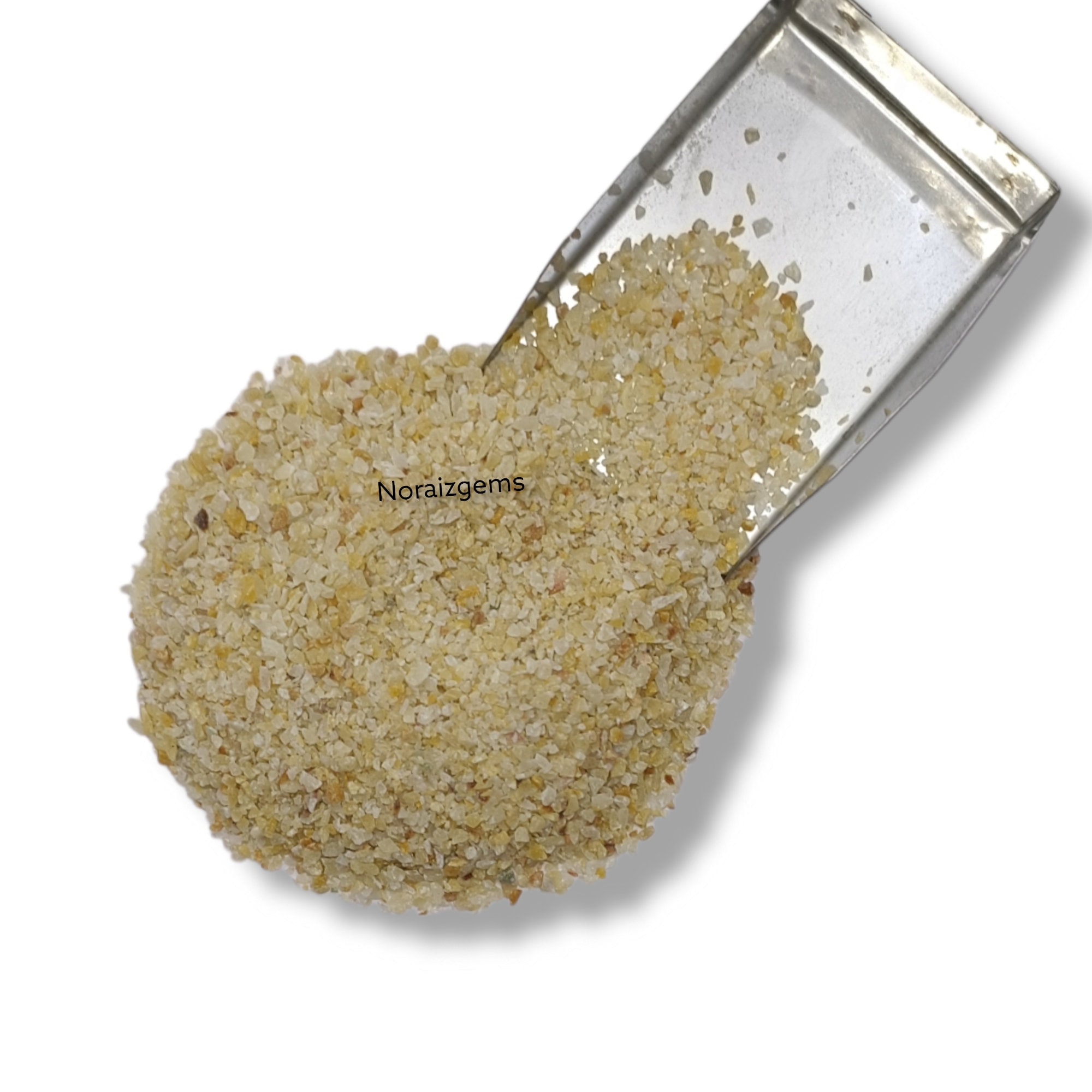 Crushed Yellow Jasper Gemstone Powder Size for Stone Inlay, Mineral Art ...