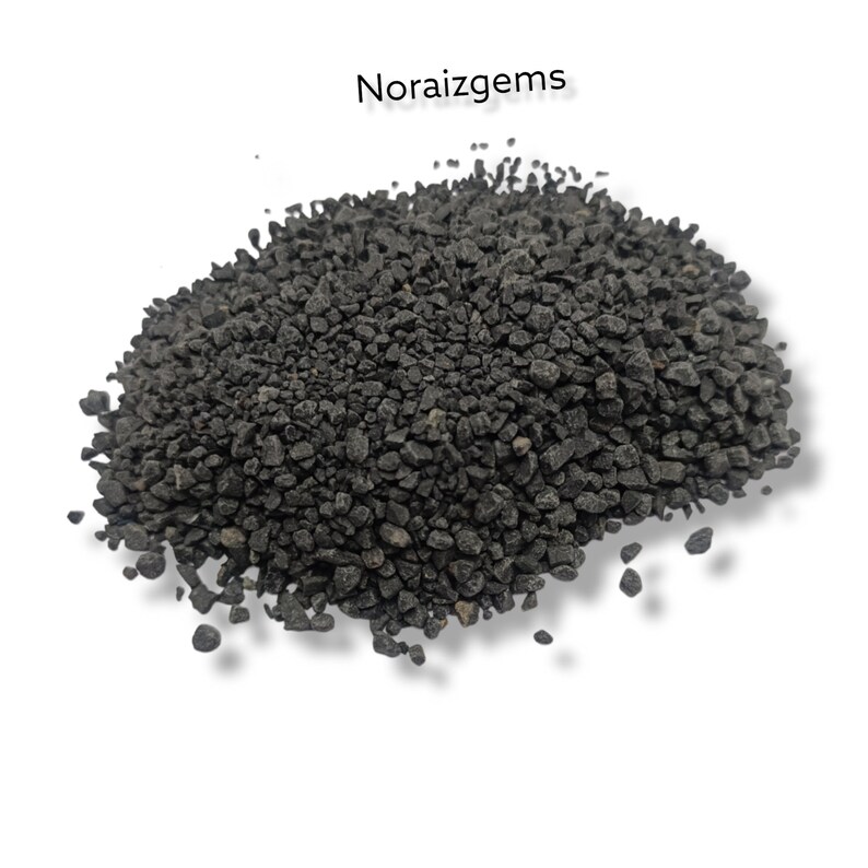 Black Onyx Crushed Raw Stone Powder, Healing Crushed Powder, Beautiful ...