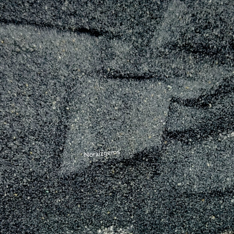 Crushed Black Tourmaline Gemstone Powder for Stone Inlay, Mineral Art ...