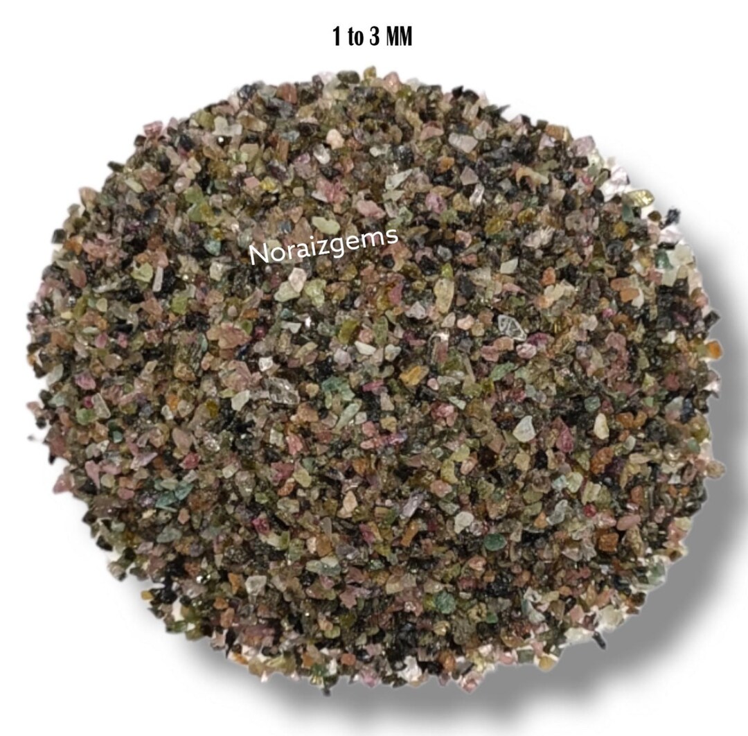 Crushed African Tourmaline Coarse 1 to 3 MM Size for Stone Inlay ...