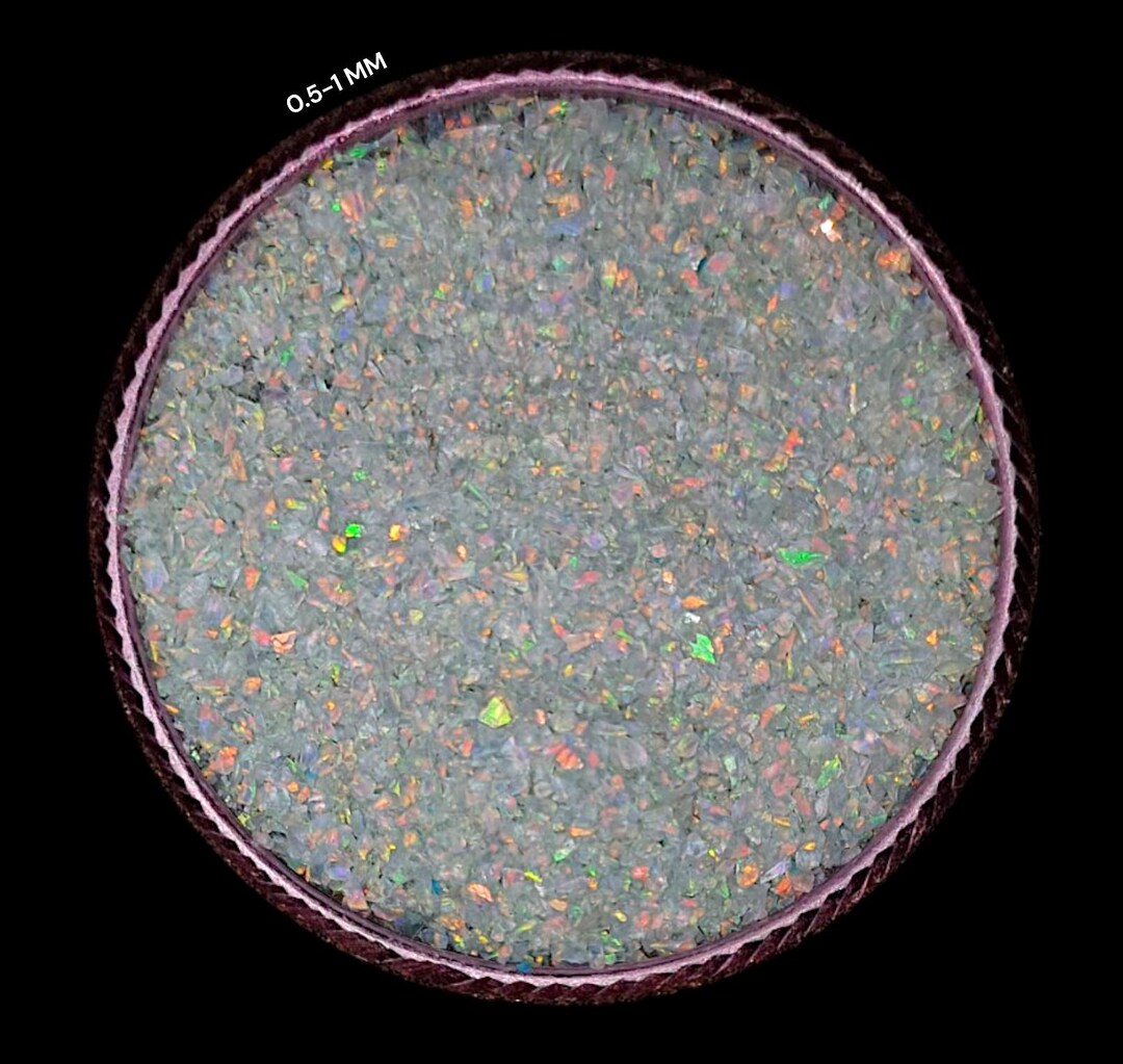 Crushed White Opal Coarse Gemstone Powder 0.5-1 MM Best Inlay Material ...