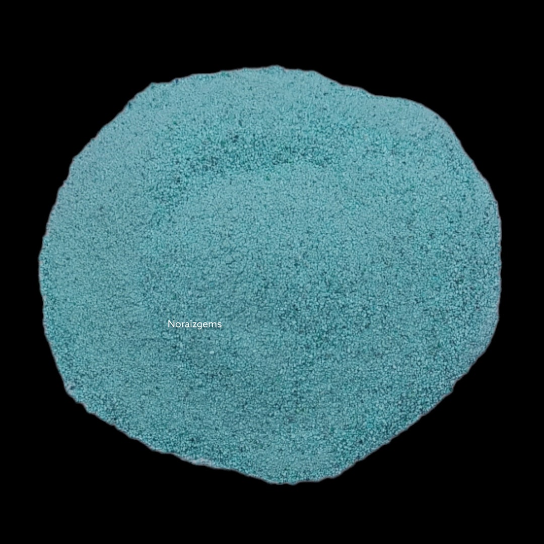 Gemstone Crushed Black Doted Turquoise Powder, Thick Powder Dust ...