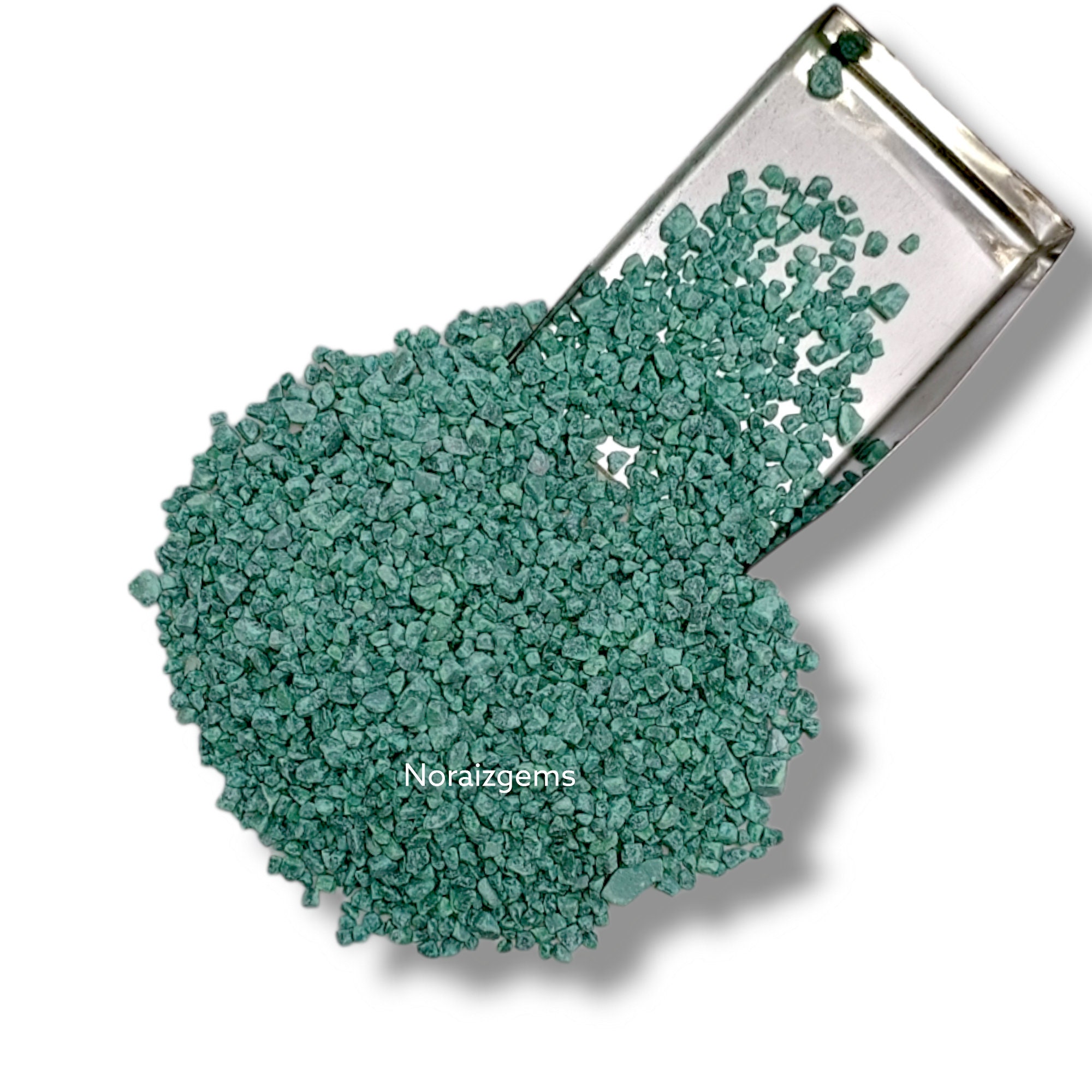 Crushed Malachite Gemstone Coarse 0.5 to 2 MM for Stone Inlay, Mineral ...