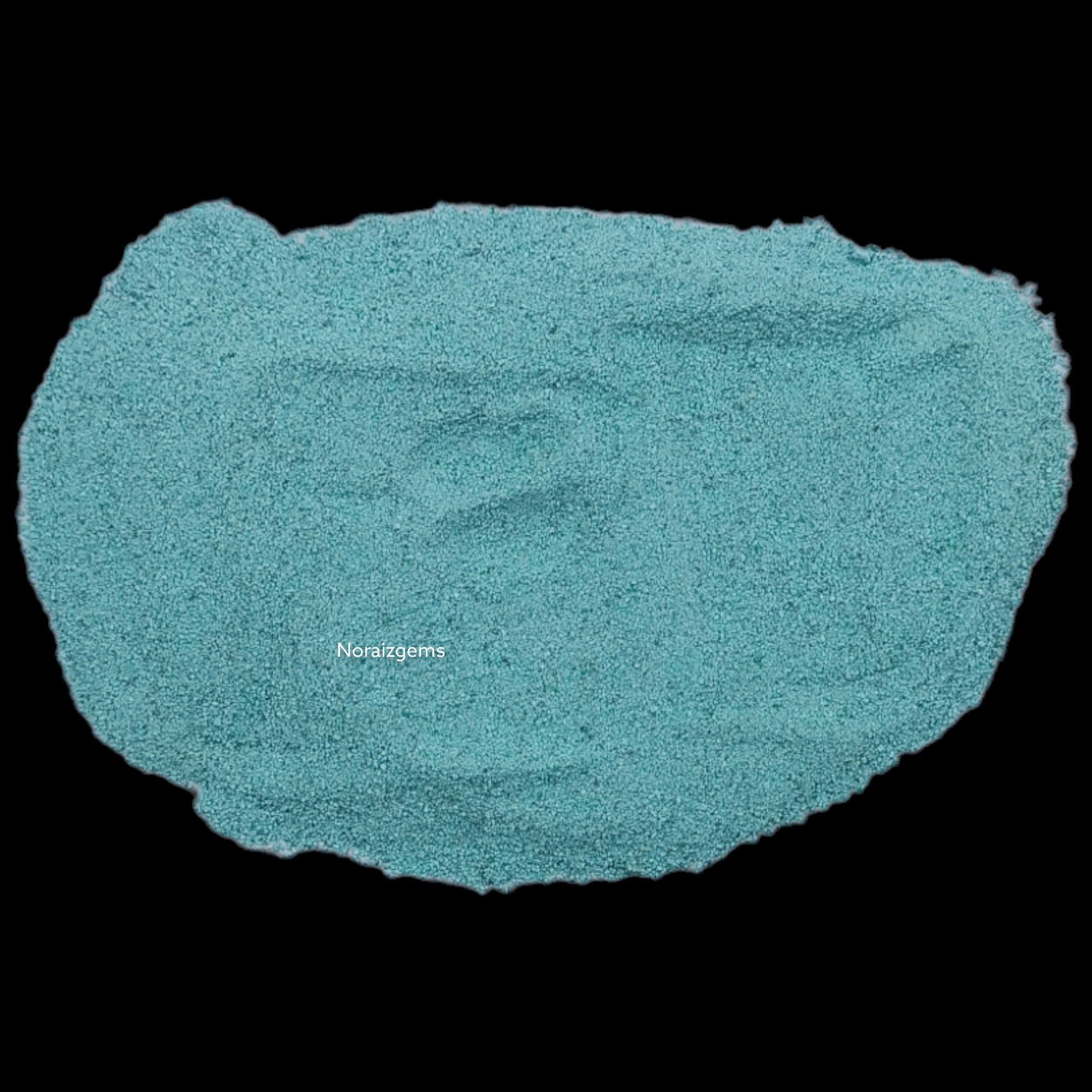 Gemstone Crushed Black Doted Turquoise Powder, Thick Powder Dust ...