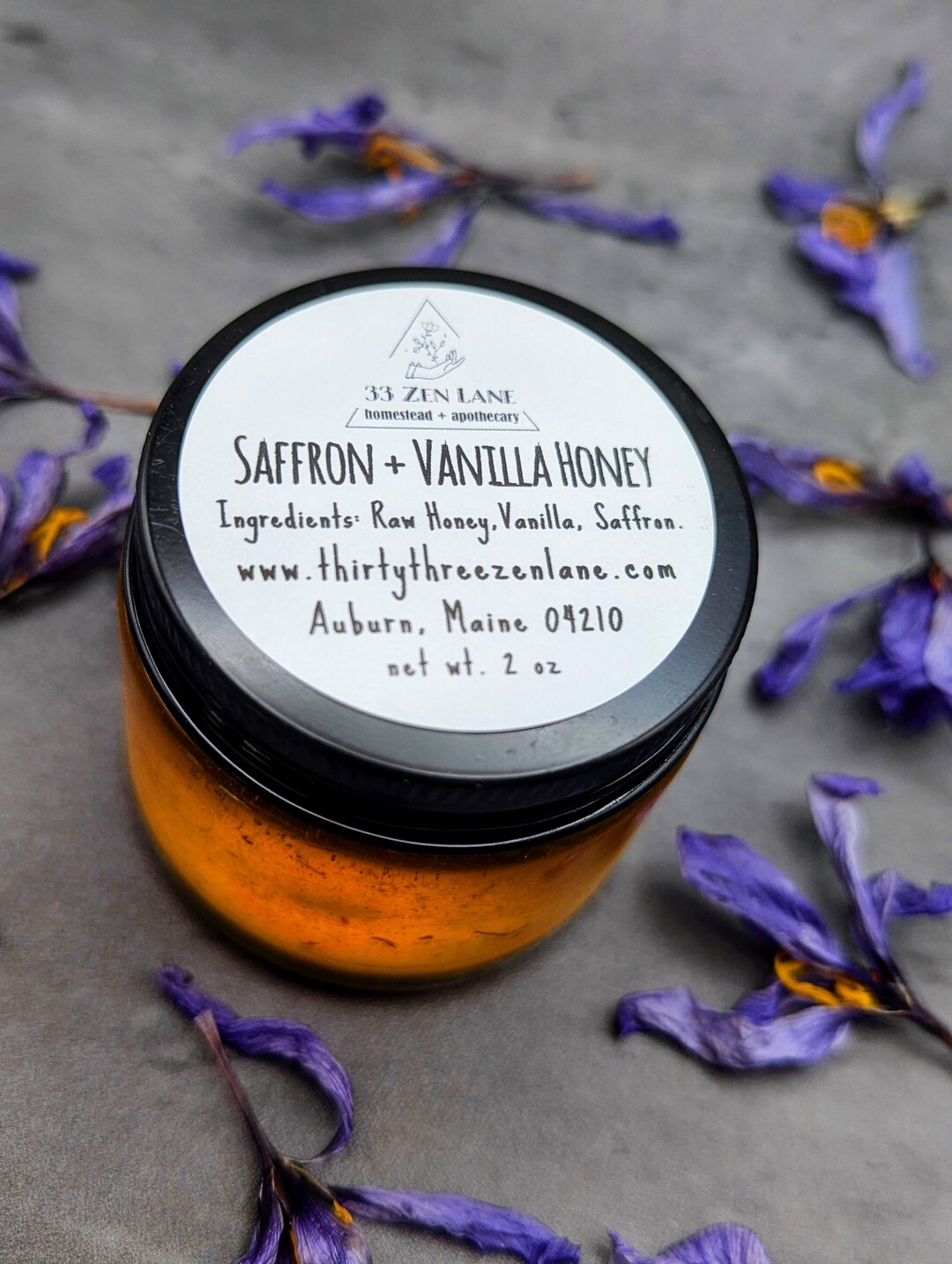 Saffron Infused Raw Honey, Herbal Honey, Raw Honey, Vanilla Honey - Etsy