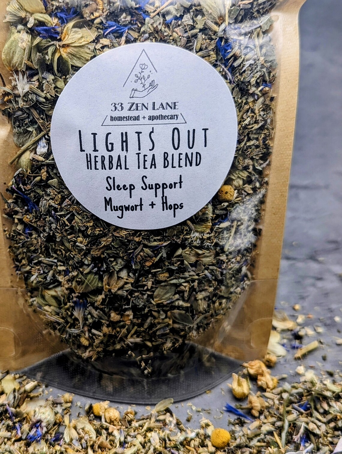 Lights Out, Herbal Tea Blend, Insomnia Support Tea, Sleepy Tea ...