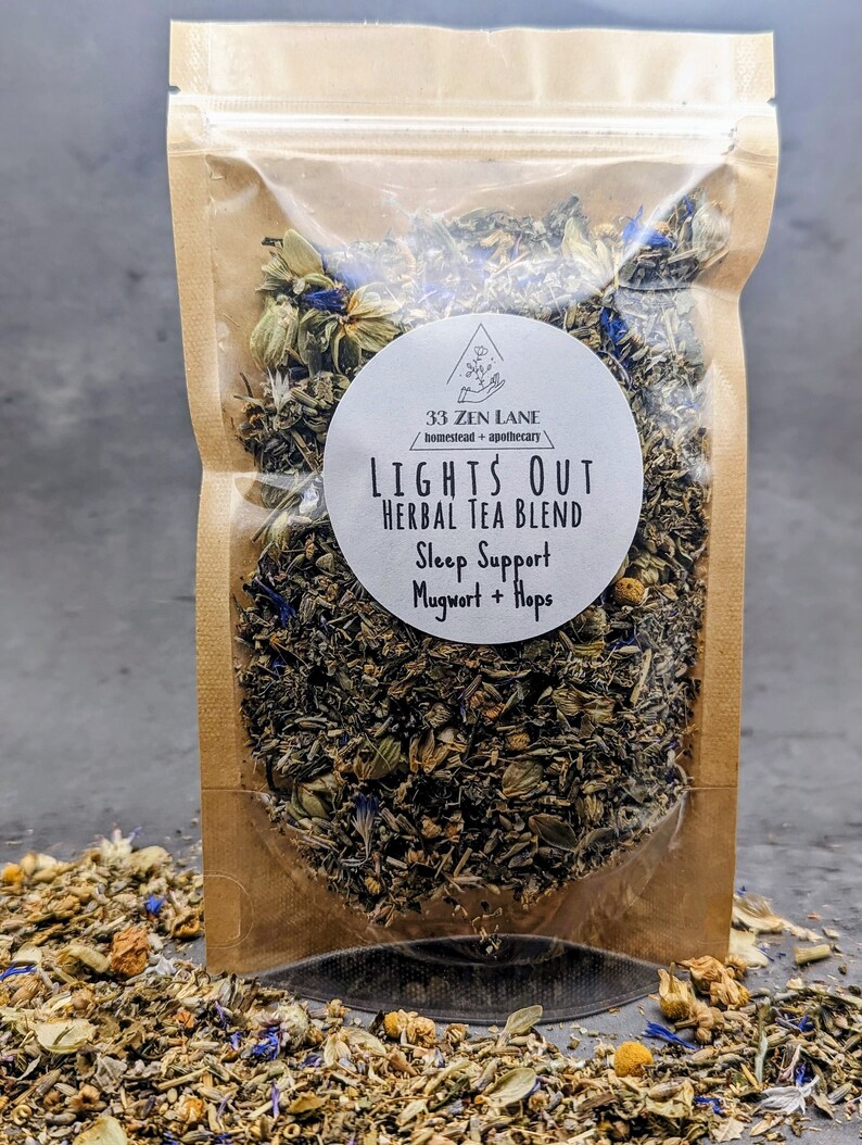 Lights Out, Herbal Tea Blend, Insomnia Support Tea, Sleepy Tea ...