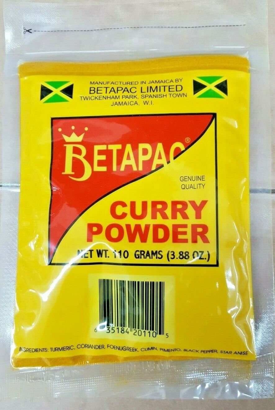 Jamaican Beta Pac Curry Powder 110g 3.88oz Free Shipping | Etsy