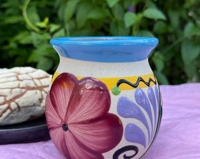 Mexico Handmade Rustic Pottery Tonala Mug.jarrito De Barro Rustico ...
