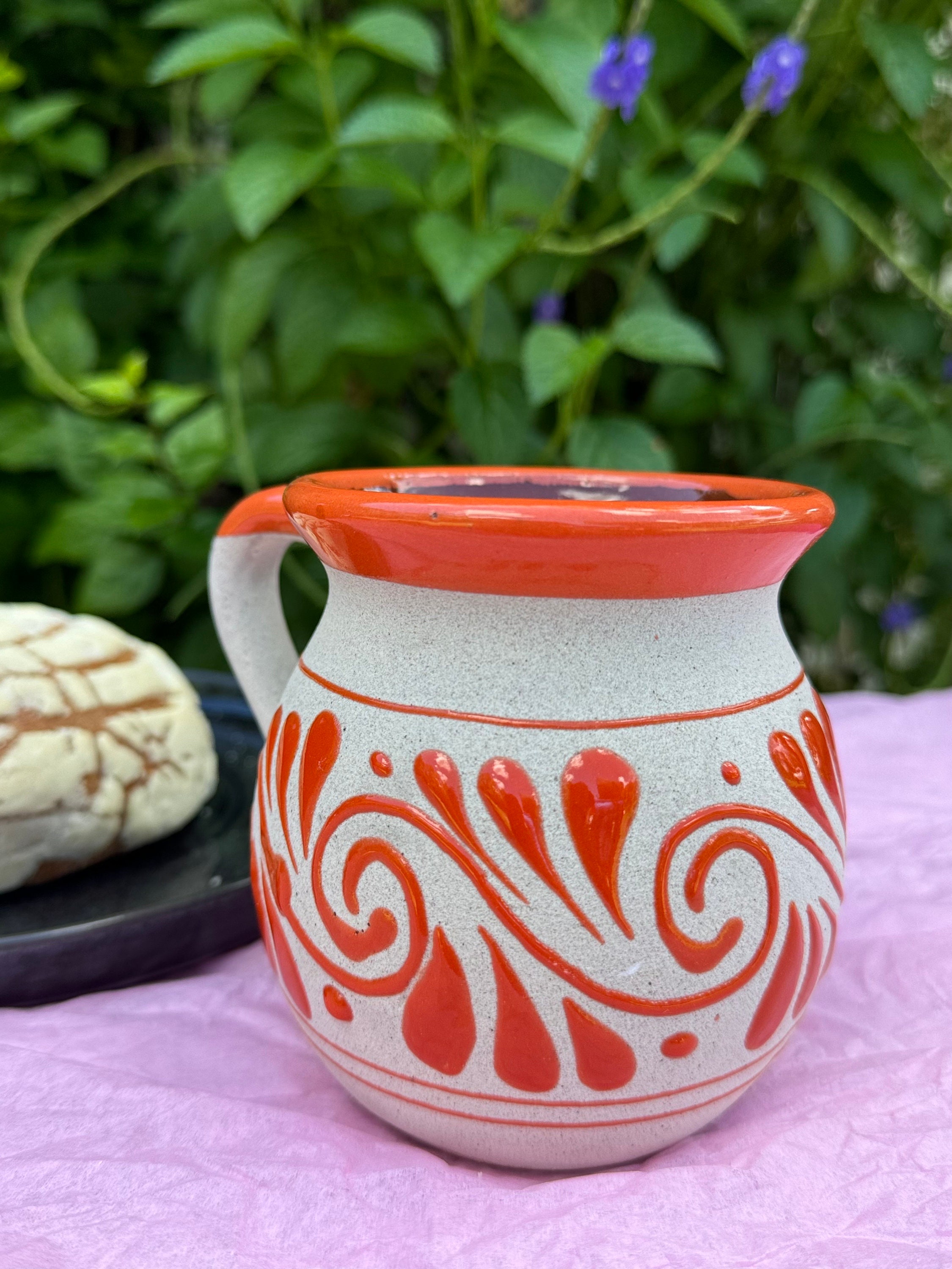 Mexican Clay Mug Handmade - Etsy