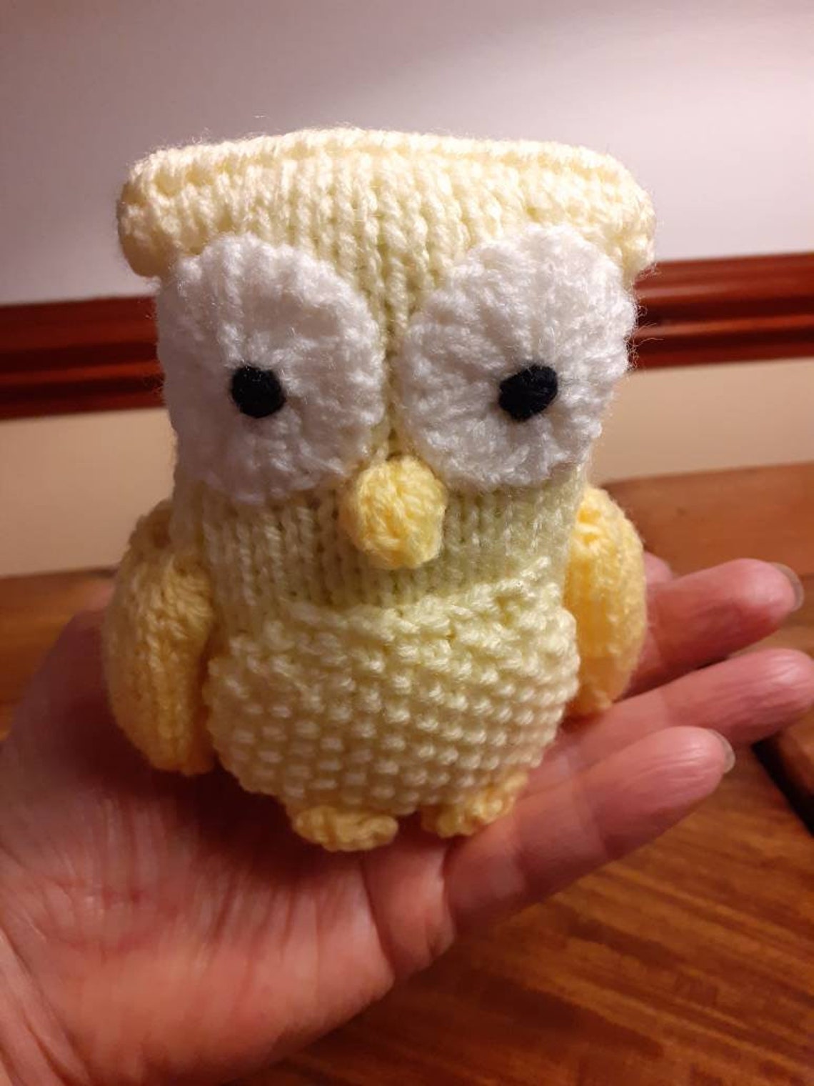 Handmade Knitted Owl - Etsy UK