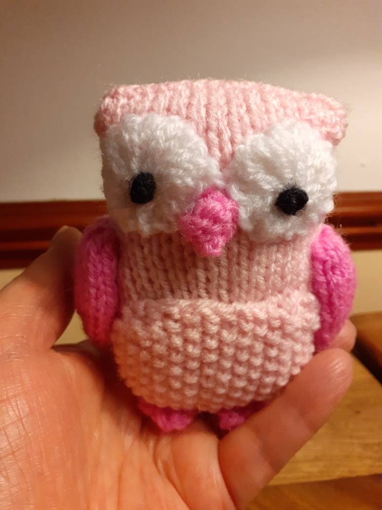 Handmade Knitted Owl - Etsy UK
