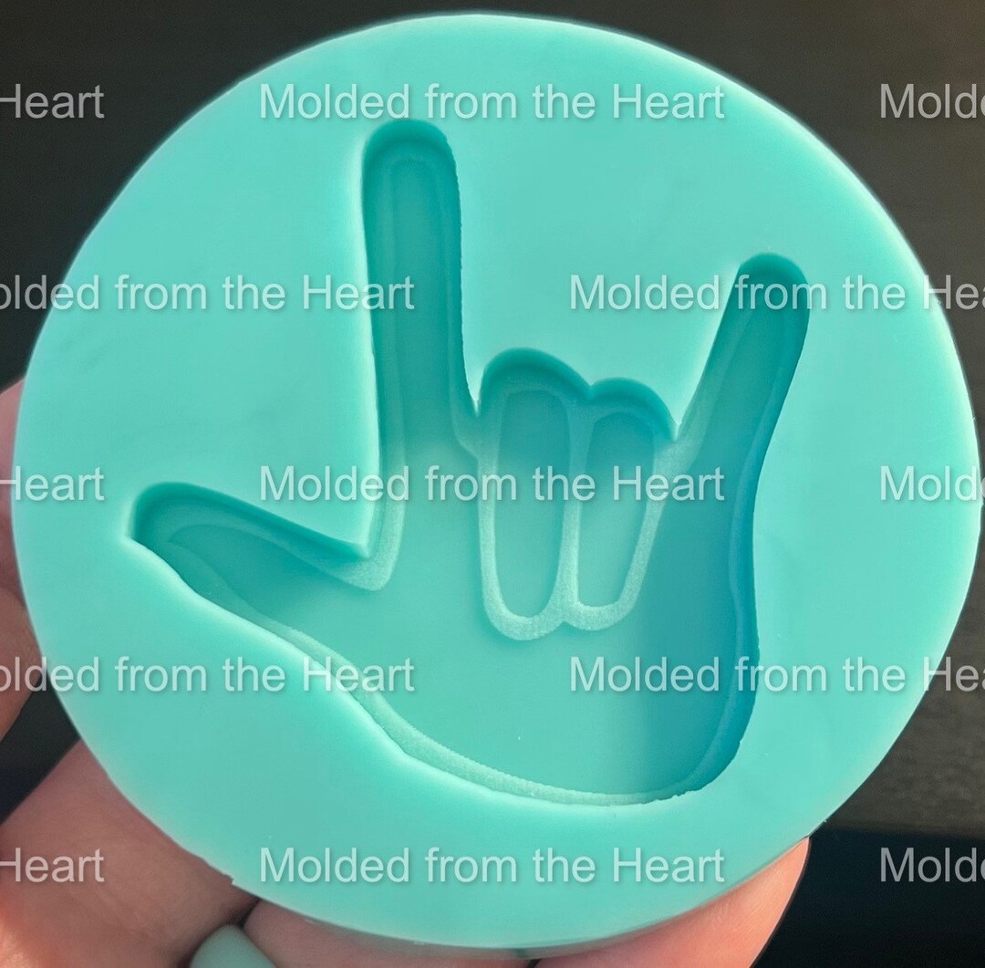 ASL I Love You Hand Silicone Mold - Etsy