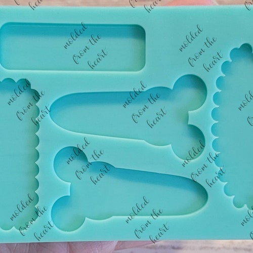 Barrette Moldsilicone Mold for Resinhair Clipsmickey Head | Etsy