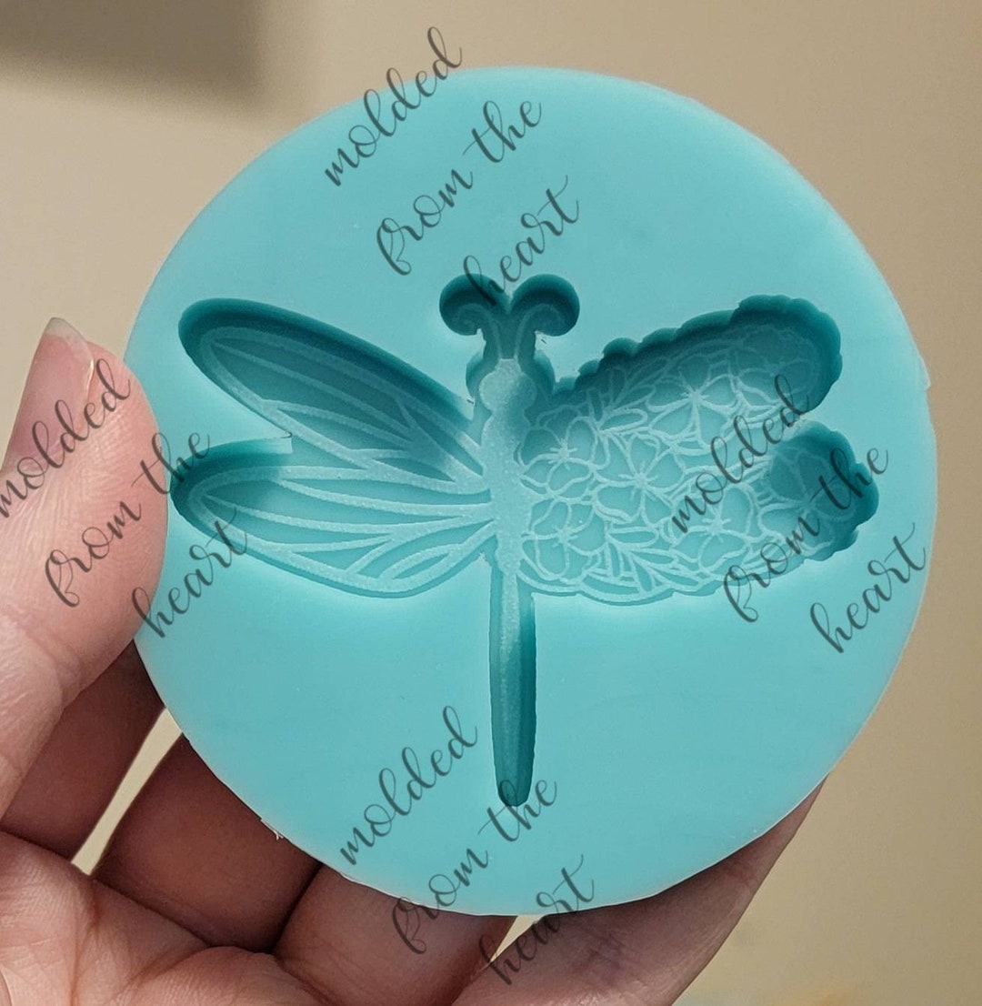 Floral Dragonfly Silicone Mold - Etsy