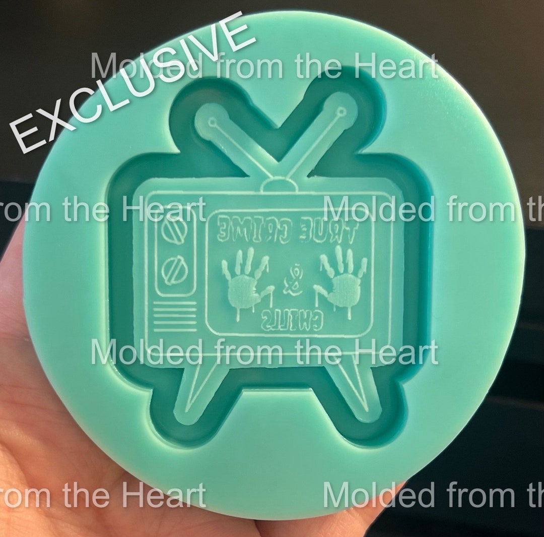 True Crime and Chills Television Shaker Exclusive Silicone Mold - Etsy