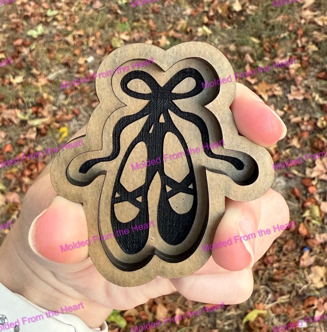 Ballet Slippers Shaker Silicone Mold - Etsy