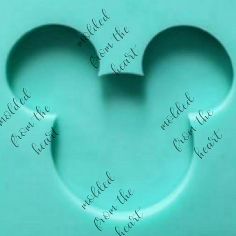 Mickey Mouse Silicone Mold - Etsy