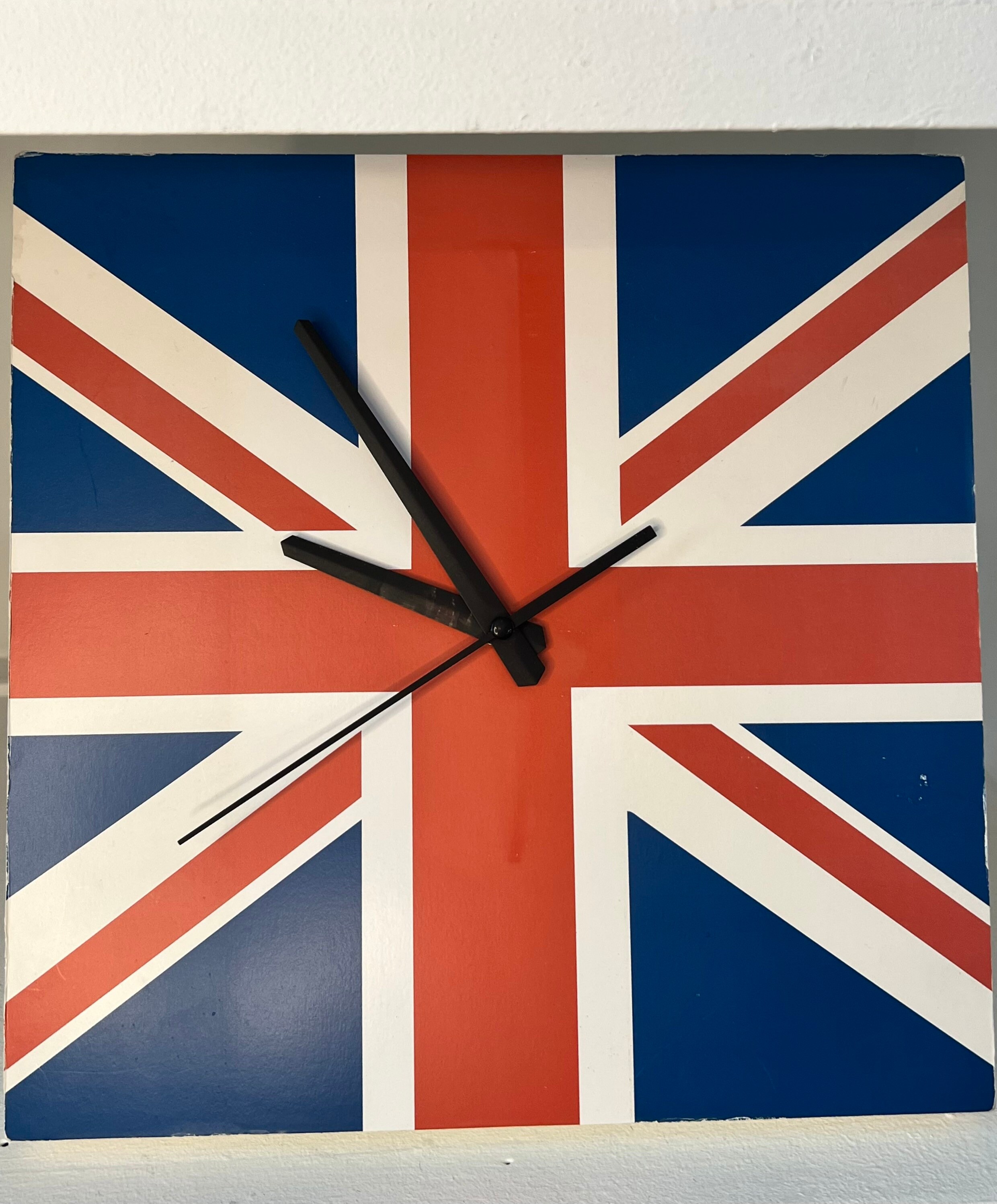 Vintage British Union Jack Clock - Etsy