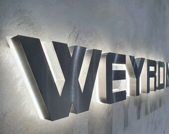 Backlit Lobby Sign - Etsy